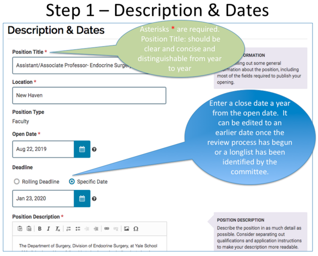 Creating a New Position | Faculty Administrative Services